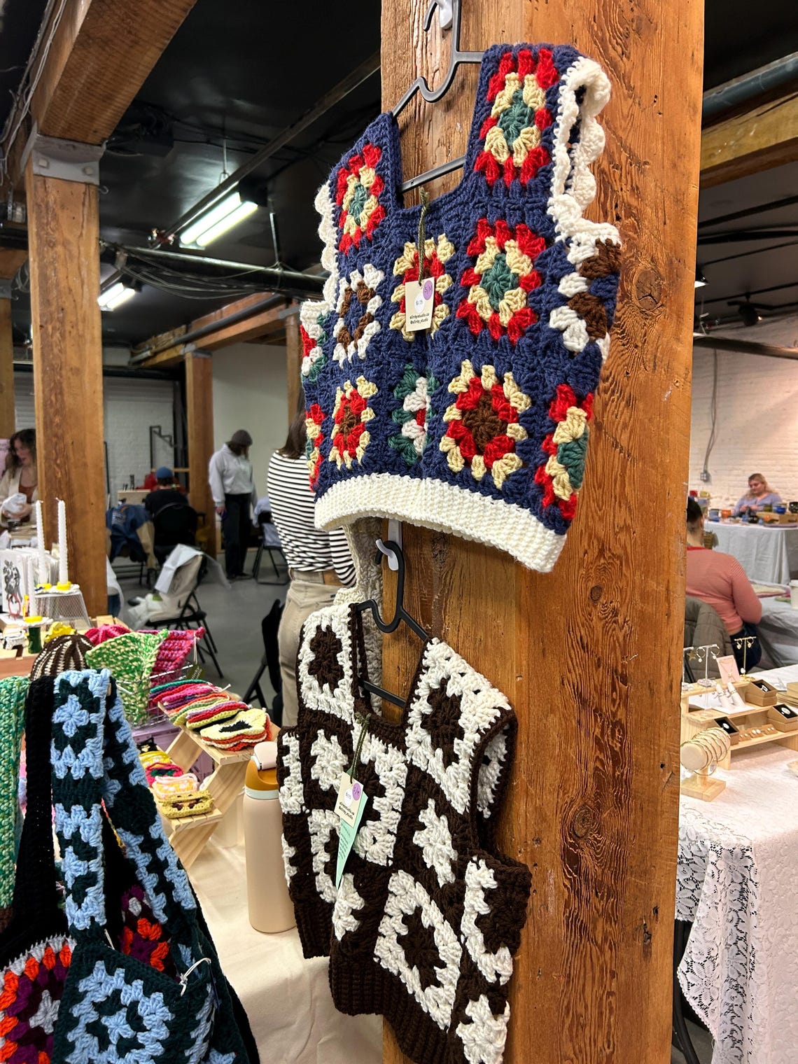 Boxy Crochet Granny Square Vest Pattern - Etsy