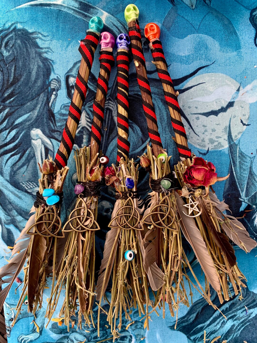 Mini Witches Besom Brooms Made With Natural Curiosities Cruelty Free - Etsy