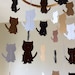 CAT Mobile Cat Lovers Mobile, Black, White, Brown Cats, Kitty Crib ...