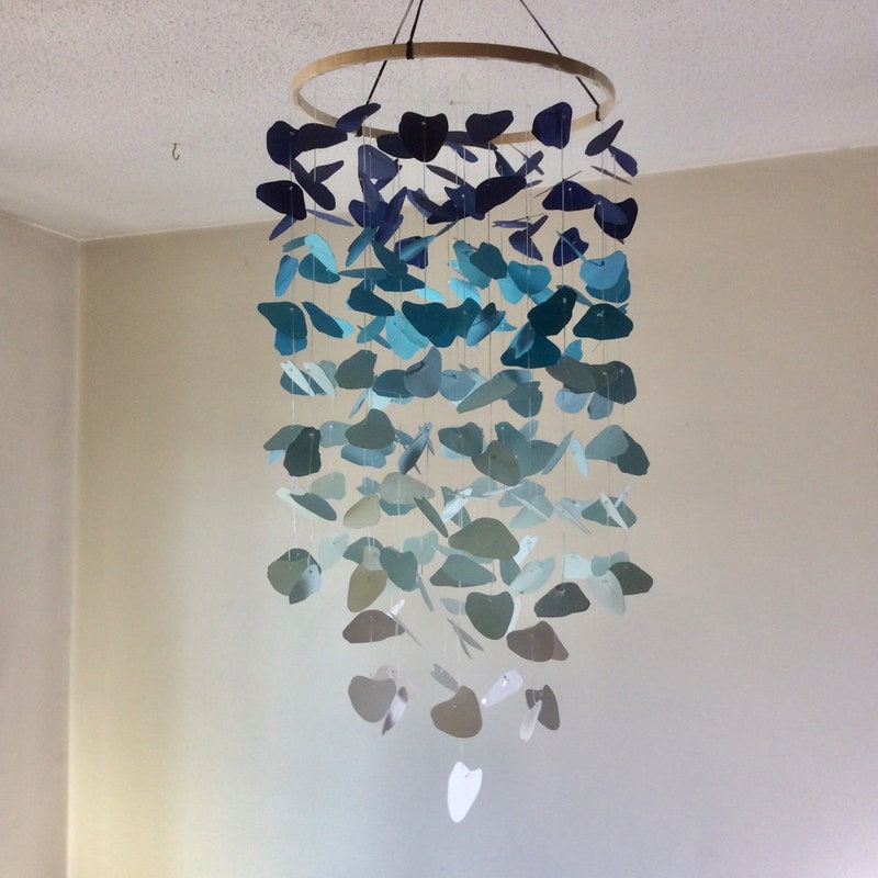 Sea Glass Mobile - Etsy