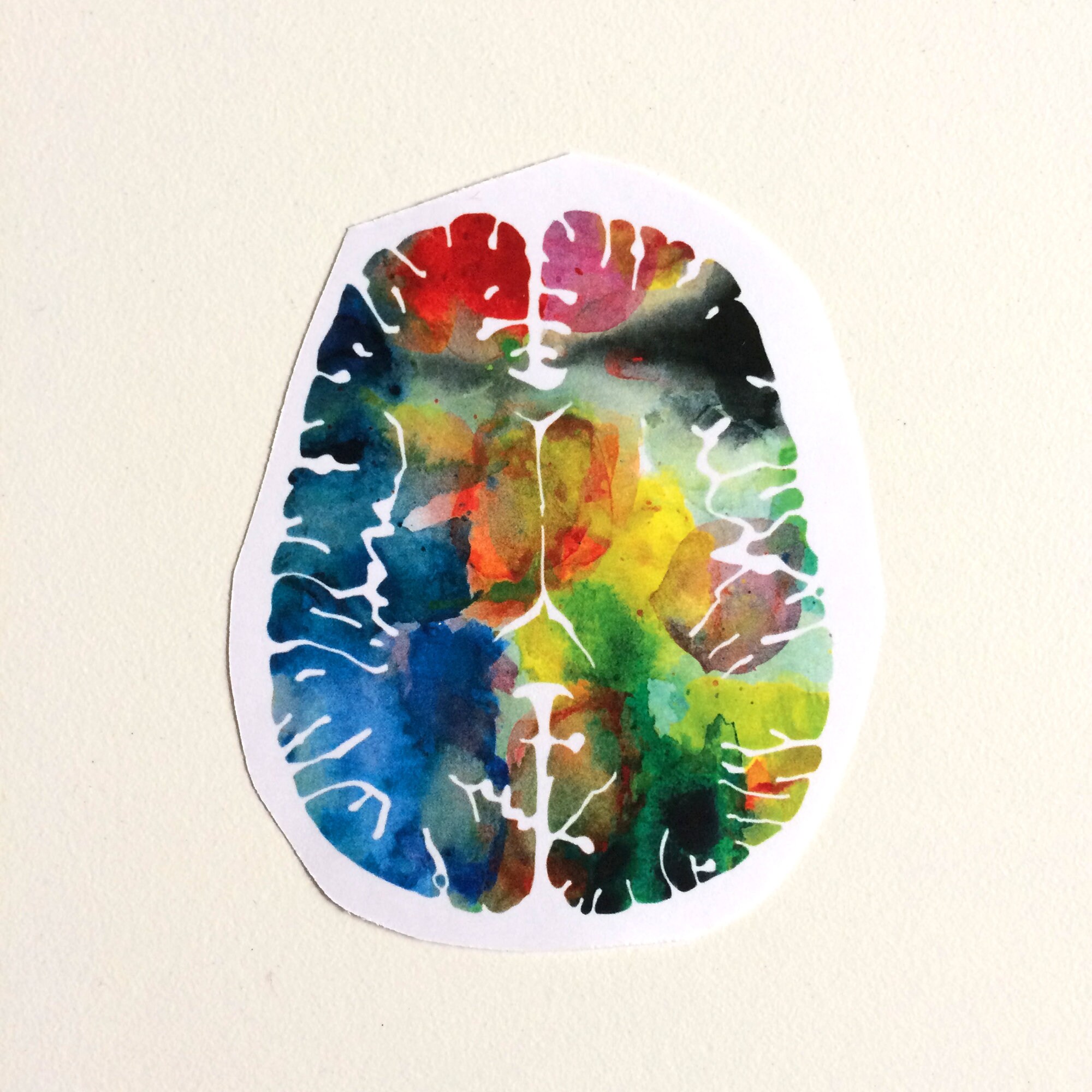 Set of 30 stickers Human Brain Art Sticker Set Neurology | Etsy