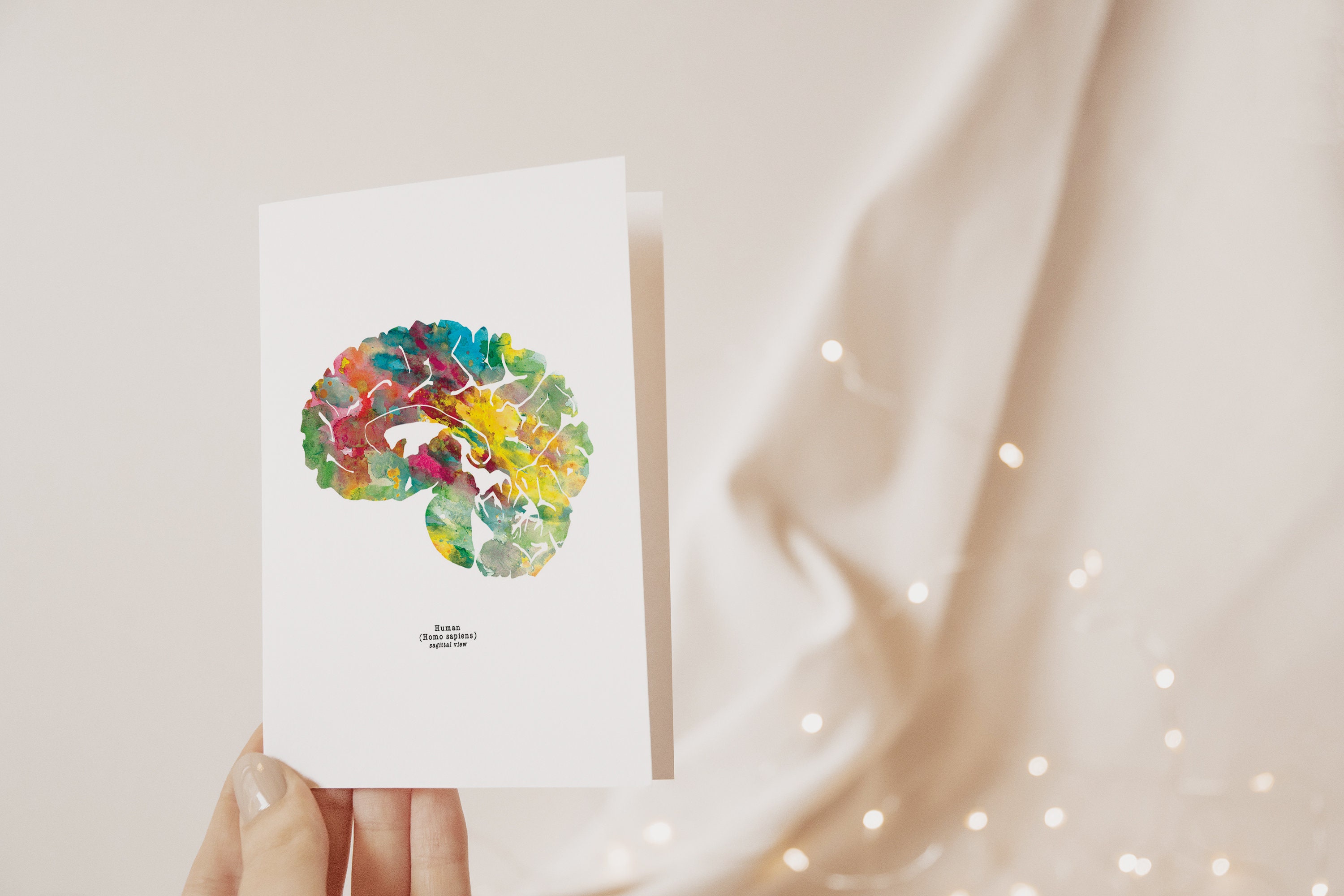 Mental Health Greeting Cards - Set of 12 Neuroscience Thank You Cards ...