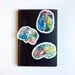 Axial Human Brain Stickers Set of 20 Neurology Sticker - Etsy