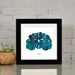 Gray Wolf Brain Art 12 X 12 Watercolor Print Colorful Neurology ...