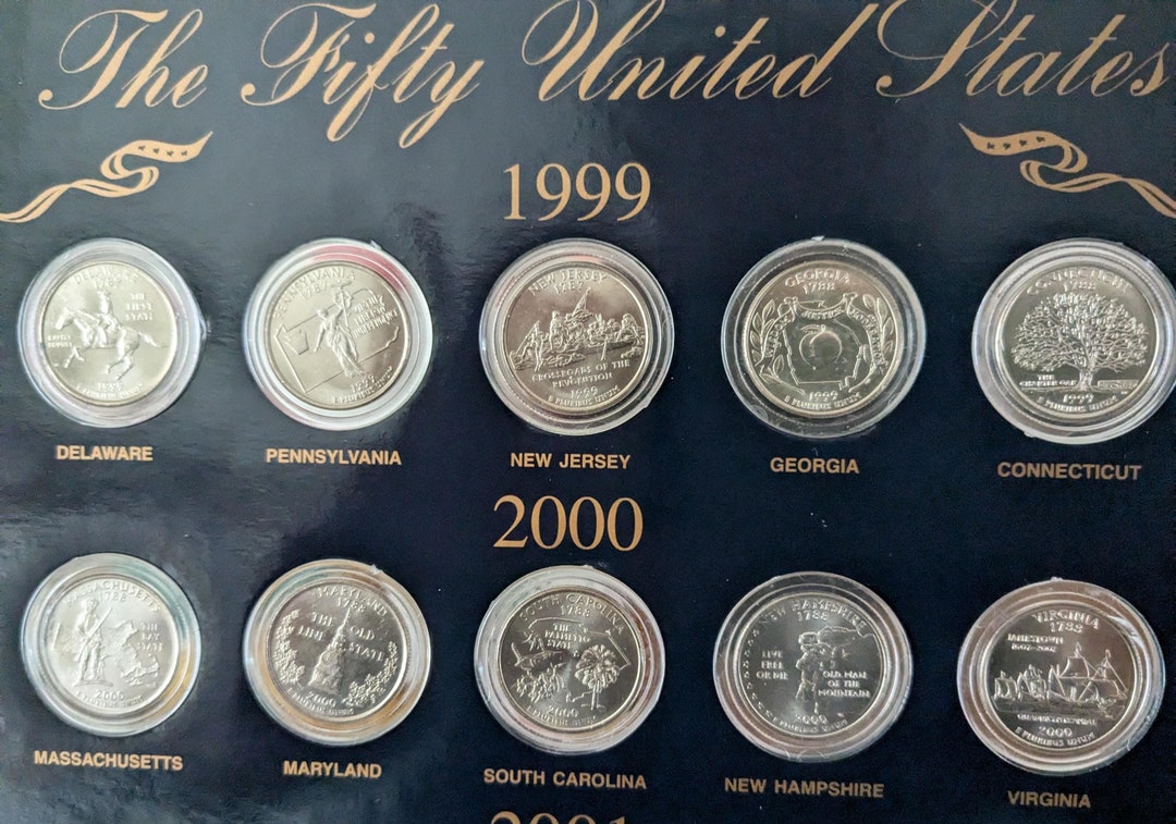 State Quarters 1999 to 2000 Sold Separately - Etsy