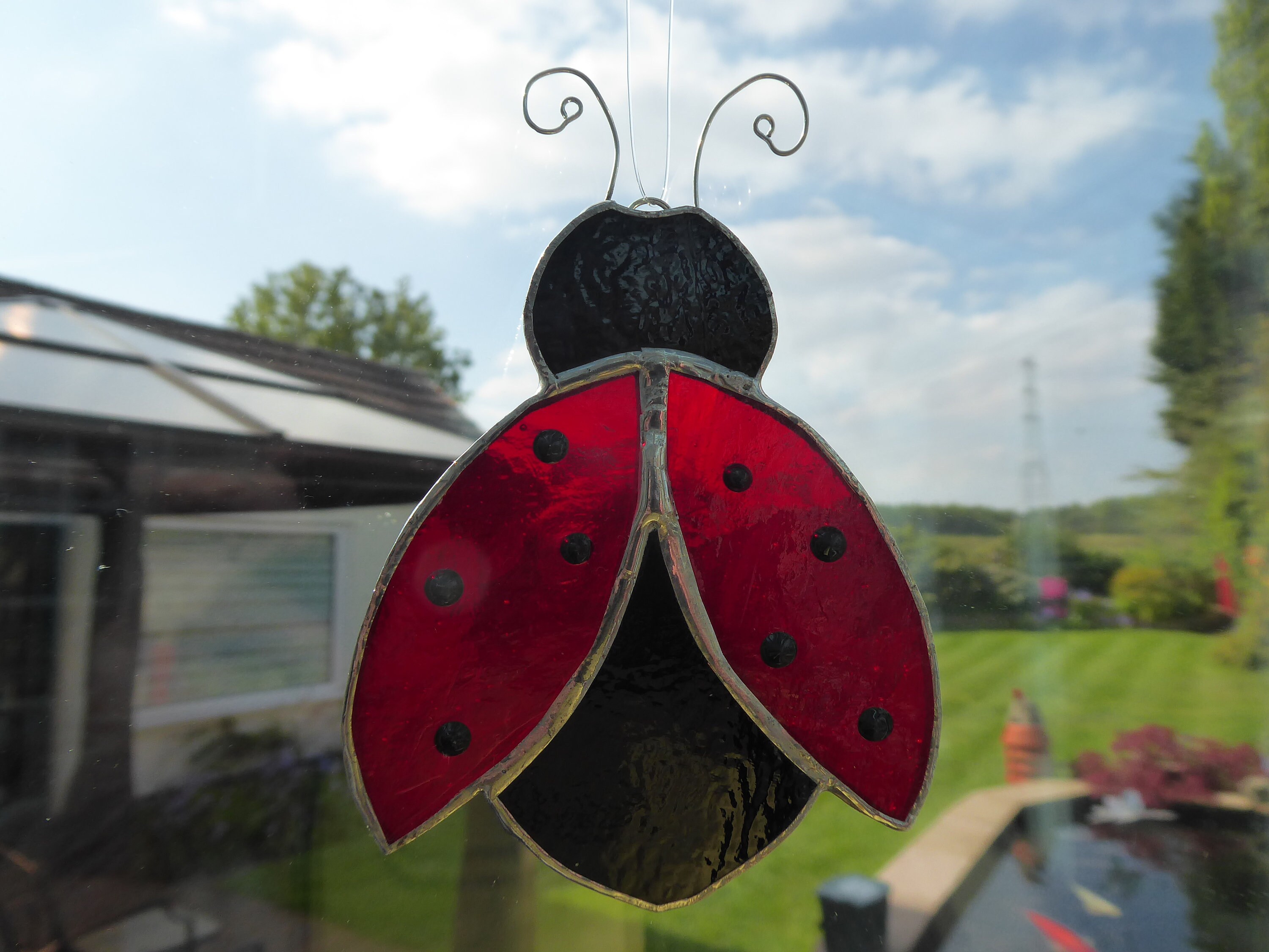 Ladybird Made From Stained Glass Suncatcher - Etsy UK