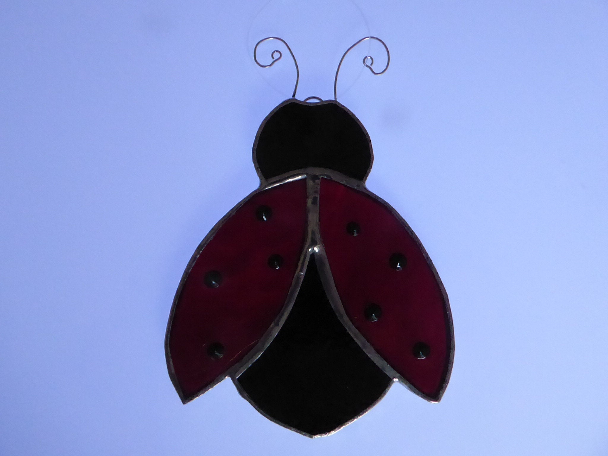 Ladybird Made From Stained Glass Suncatcher - Etsy UK