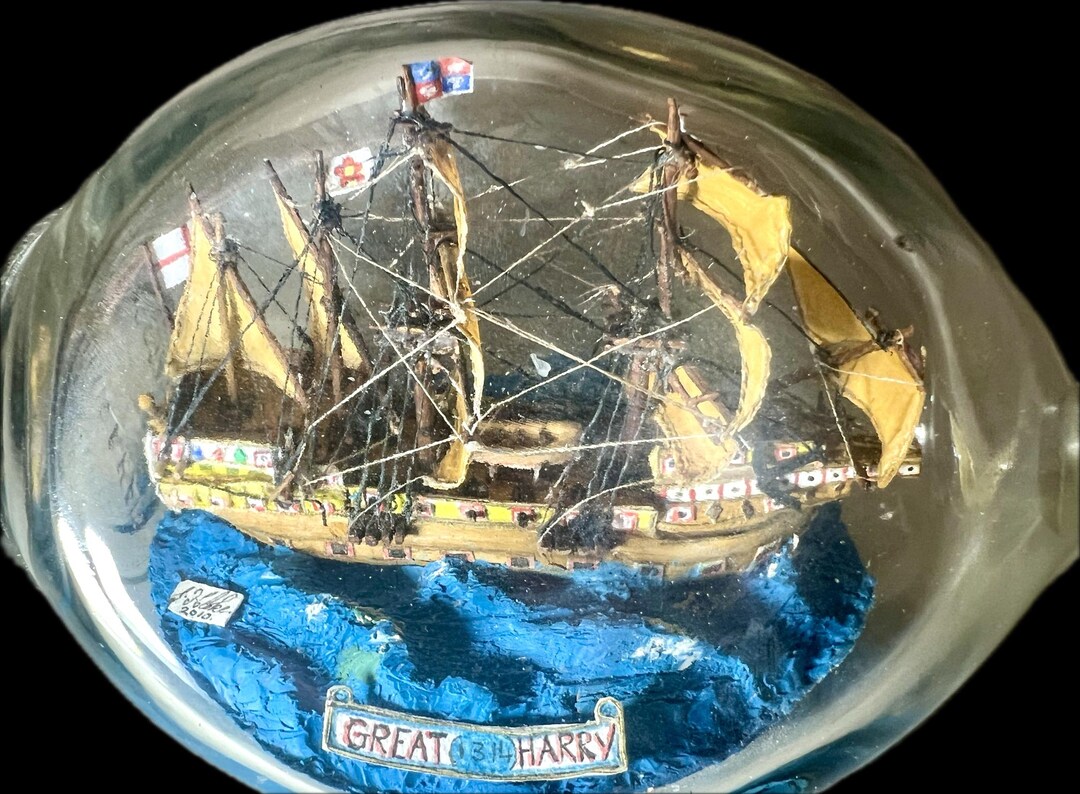 Museum Ship in a Bottle, Nautical Decor - Etsy