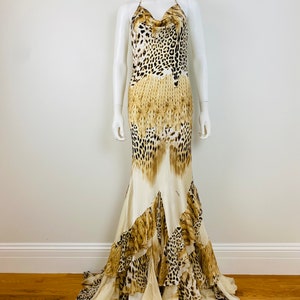 Vintage 2002 Y2K Roberto Cavalli Silk Cheetah & Crocodile - Etsy