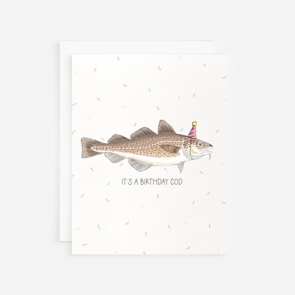 Fish Birthday Card - Etsy