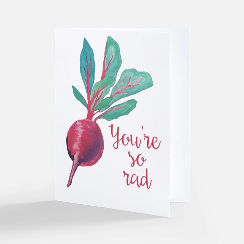 You're so Rad Card - Etsy