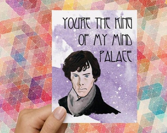 Sherlock Holmes Card | Etsy