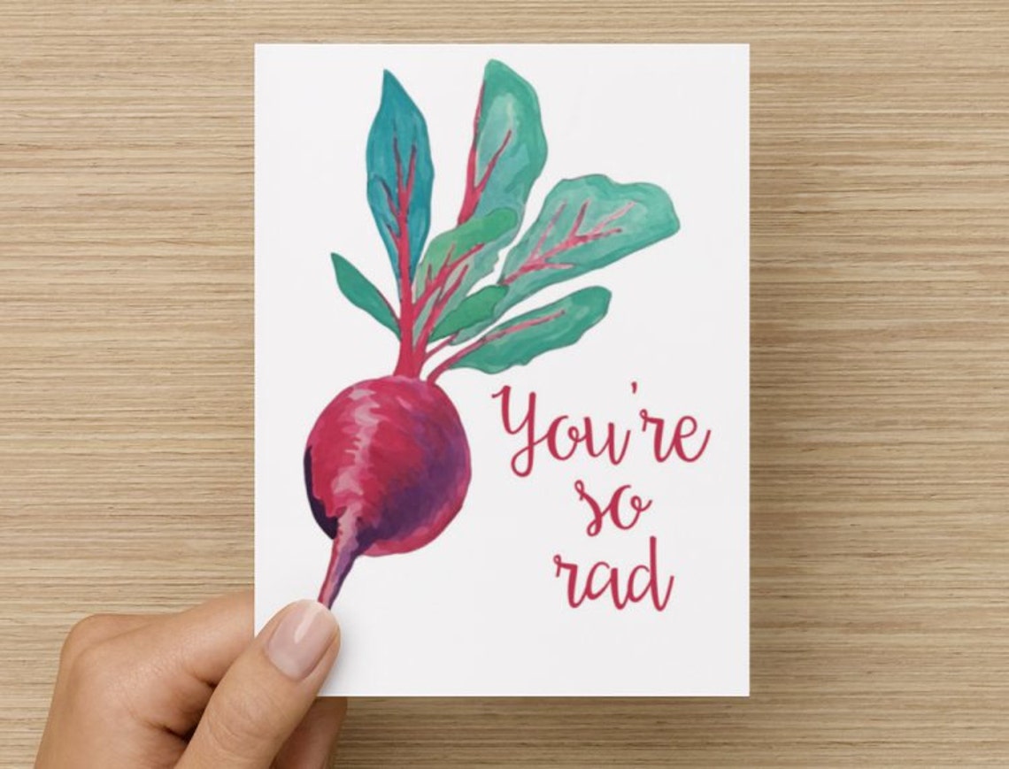 You're so rad card | Etsy