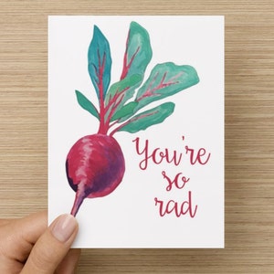 You're so Rad Card - Etsy
