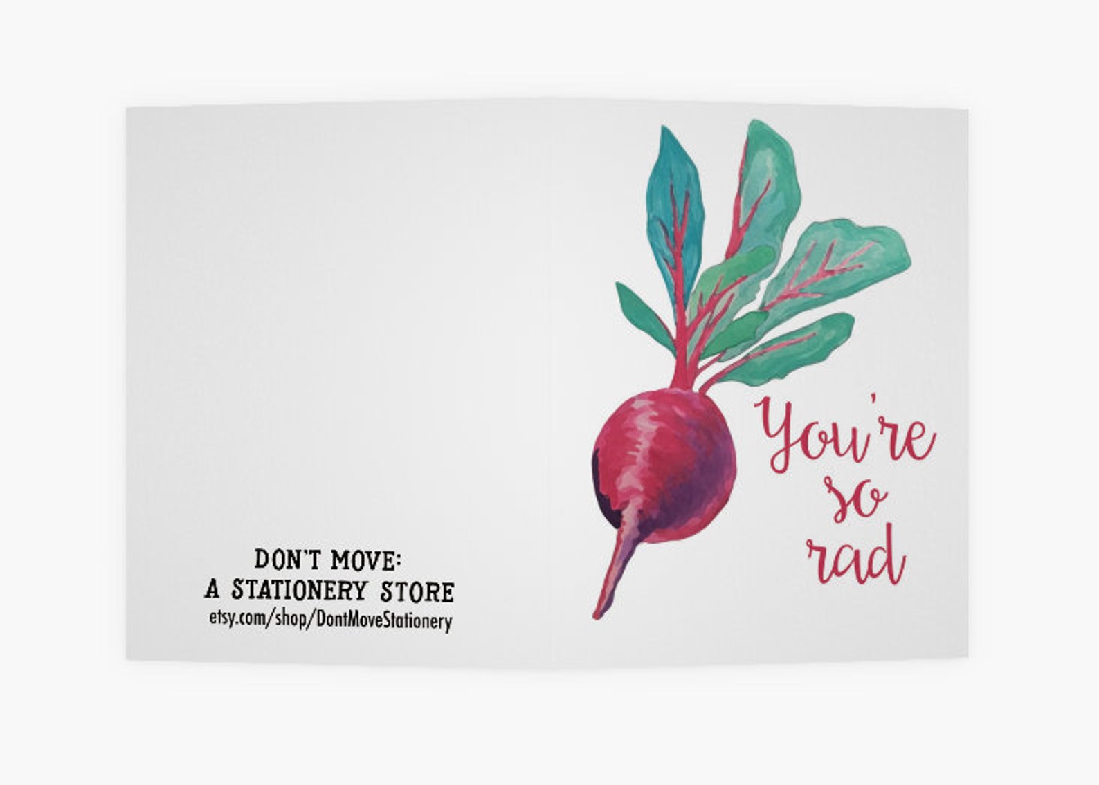 You're so Rad Card - Etsy