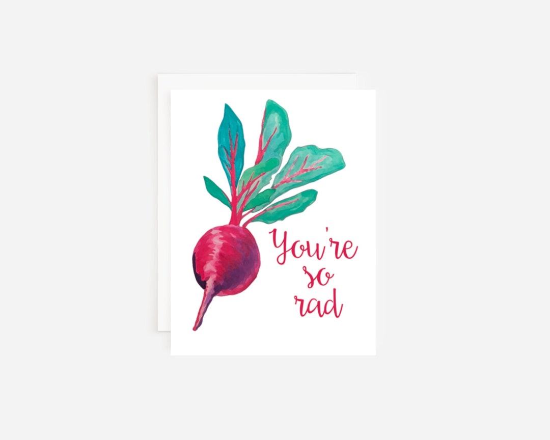 You're so Rad Card - Etsy