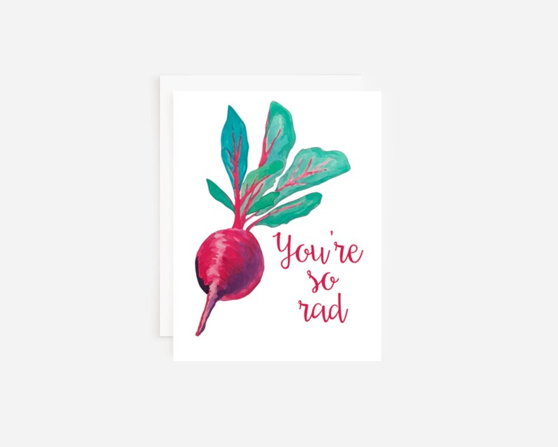 You're so Rad Card - Etsy
