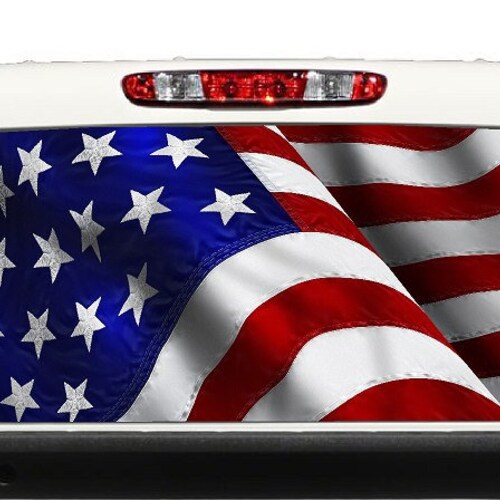 Eagle Constitution American Flag Rear Window Graphic Tint - Etsy