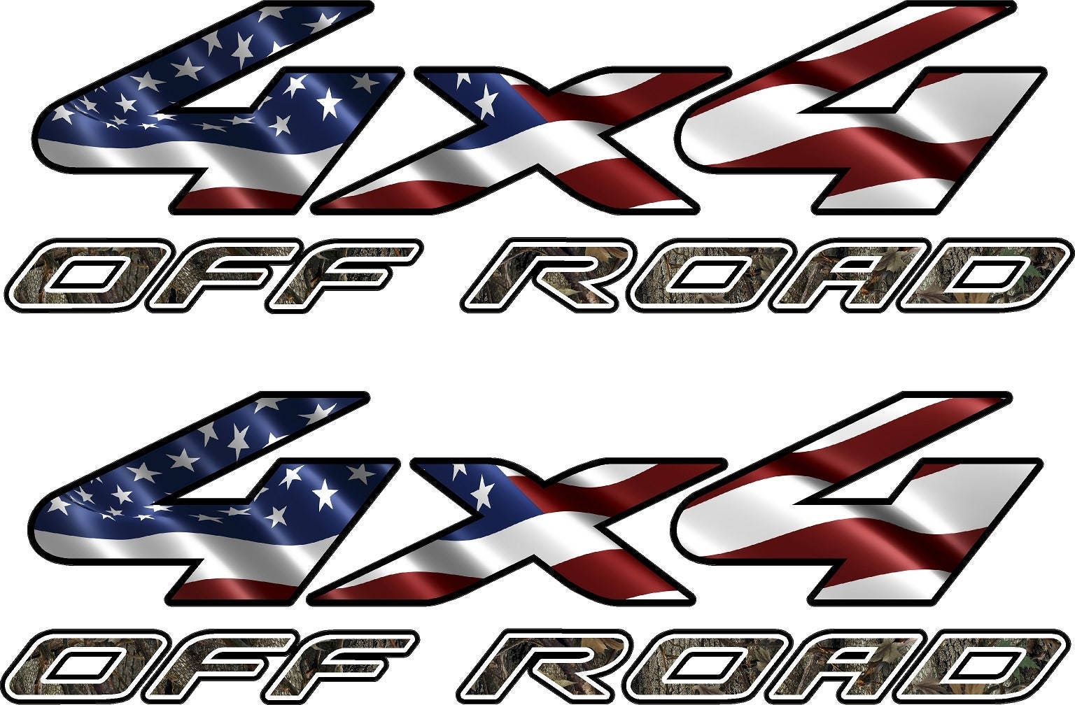 4x4 Truck Offroad Decal Camo Flag Laminated Cast Vinyl | Etsy