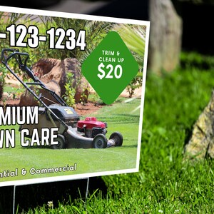 Custom UV Printed Yard Sign: Design Your Own Outdoor Sign - Etsy
