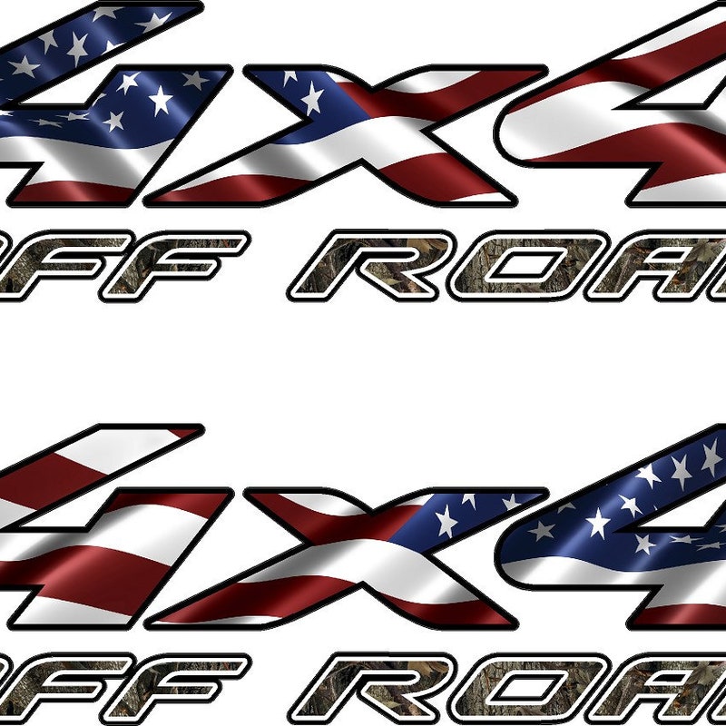 4x4 Flag Decal - Etsy