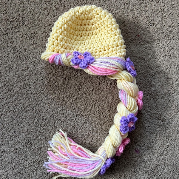 Crochet Rapunzel Hat - Etsy