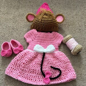 Perla Mouse Costume/cinderella Pink Mouse Costume/mouse Costume/ Mouse ...