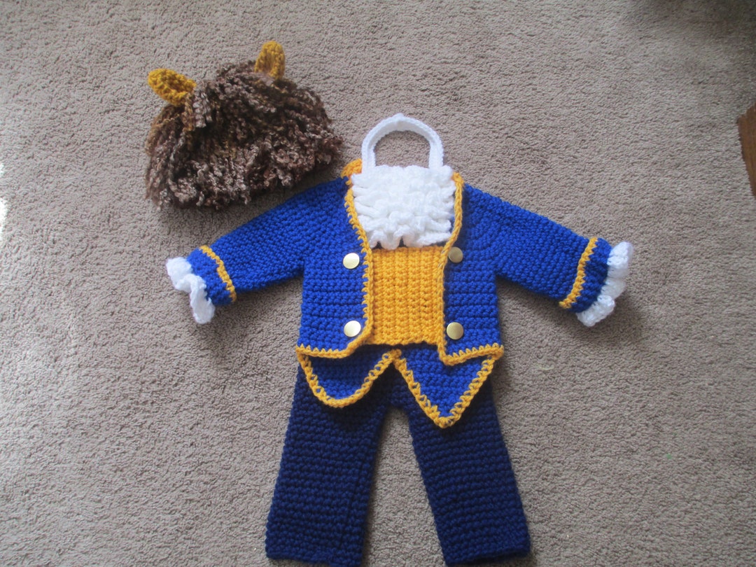 Beast Inspired Costume/beauty and the Beast/crochet Beast Hat/disney ...