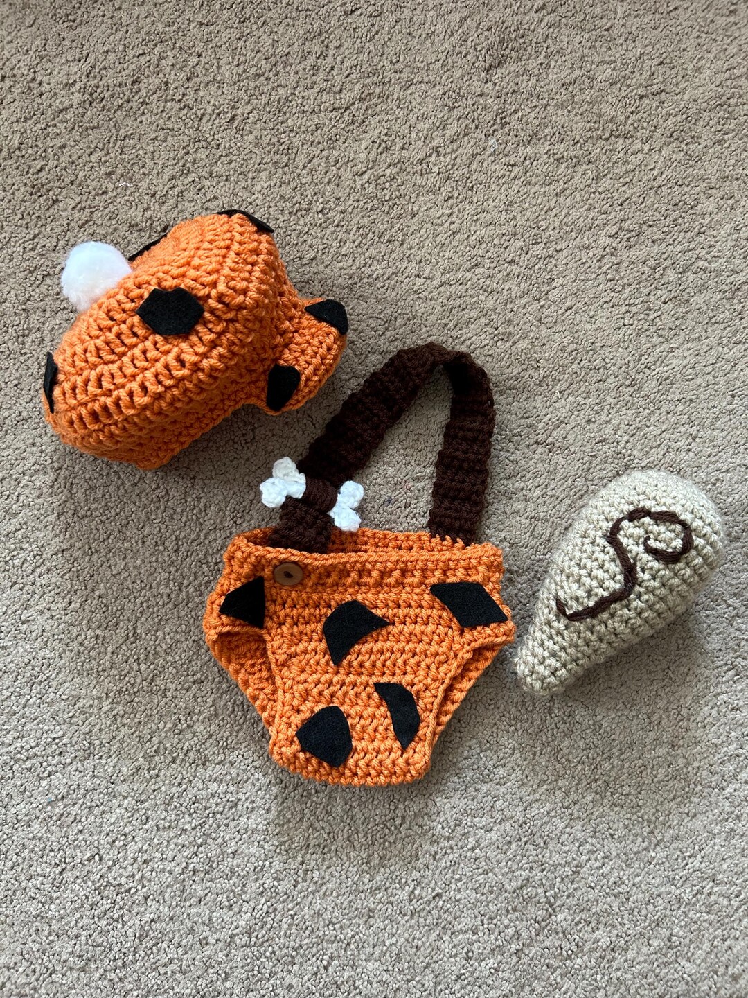 Baby Bam Bam Inspired Costume/cave Boy Outfit/ the Flintstones Costume ...