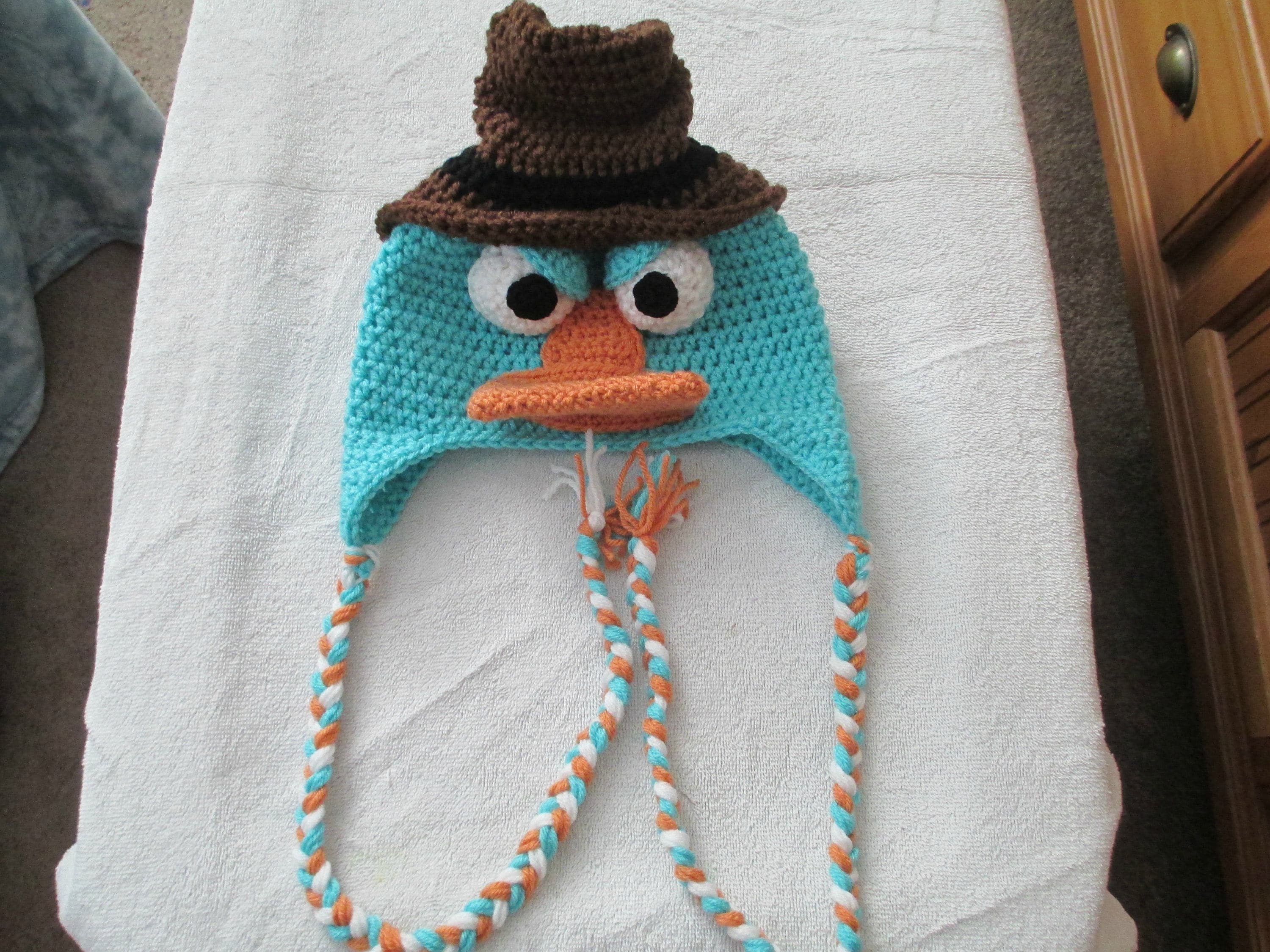 Perry the Platypus Hatplatypus Costumeagent Platypus Etsy Sweden