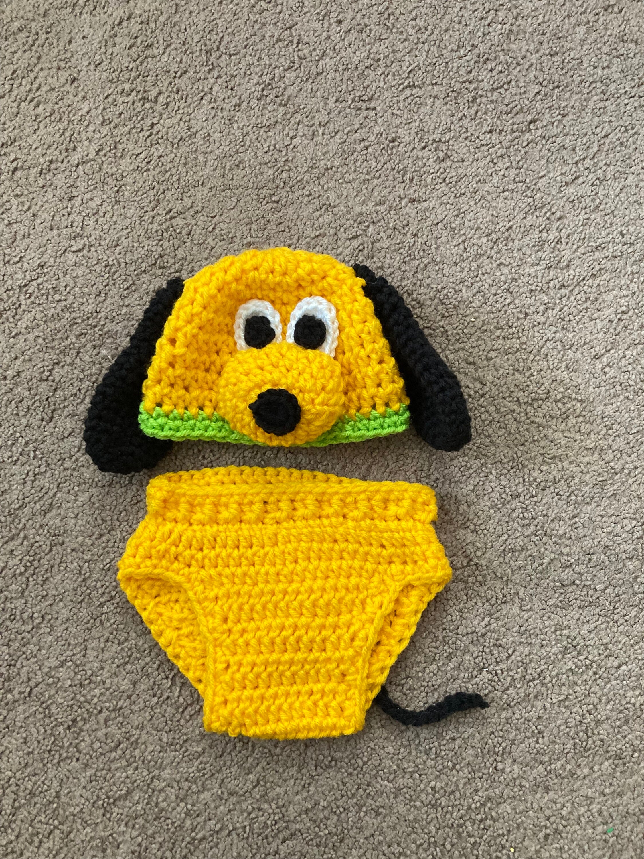 Pluto Inspired Costume/crochet Pluto Costume/ Pluto Inspired Photo Prop ...