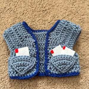 Crochet Mailman Costume/post Office Worker Costume/halloween Costume ...