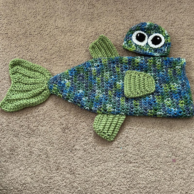 Crochet Fish Hat - Etsy