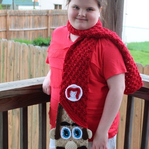 Super Mario and Luigi Scarf--mario Brothers-----made to ORDER - Etsy