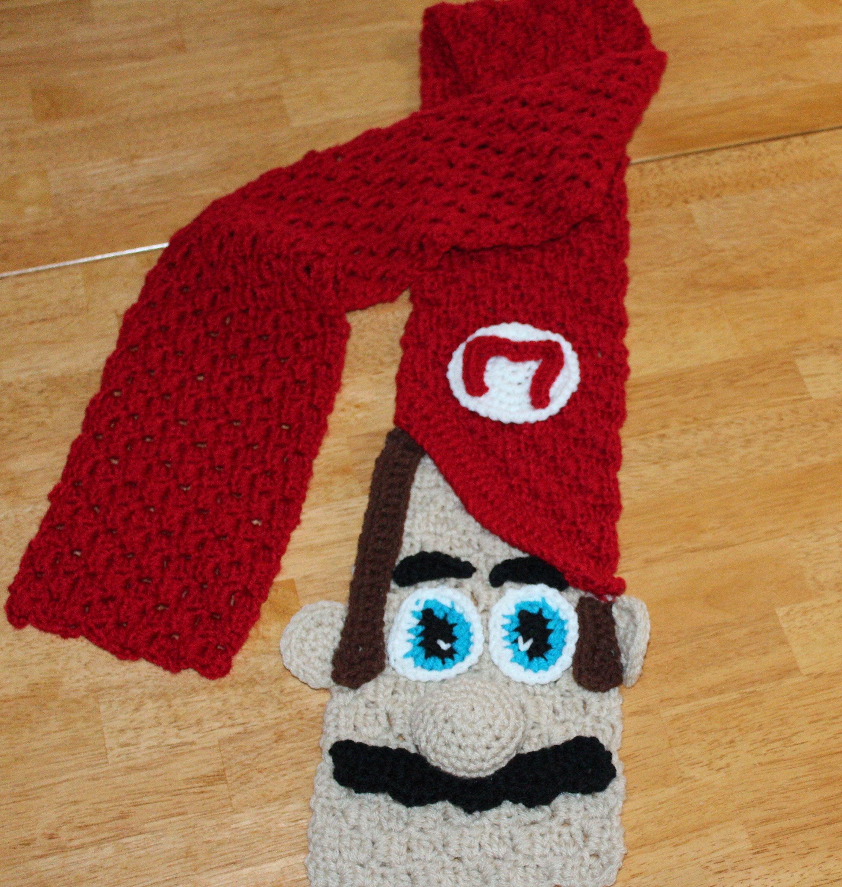 Super Mario and Luigi Scarf--mario Brothers-----made to ORDER - Etsy