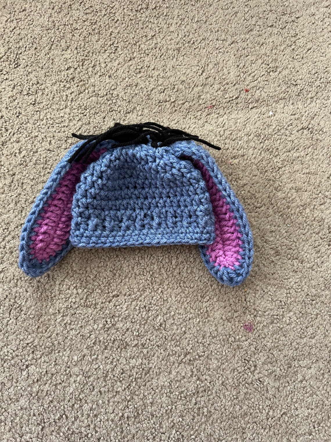 Crochet Eeyore Costume Set: Newborn Photo Prop (made to Order) - Etsy