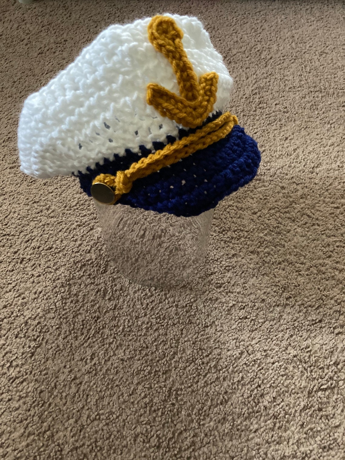 Crochet Baby Captain Costume: Nautical Newborn Outfit - Etsy