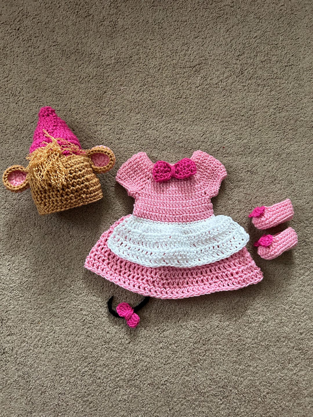 Perla Mouse Costume/cinderella Pink Mouse Costume/mouse Costume/ Mouse ...