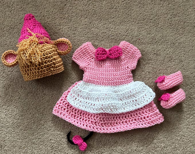 Perla Mouse Costume/cinderella Pink Mouse Costume/mouse Costume/ Mouse ...