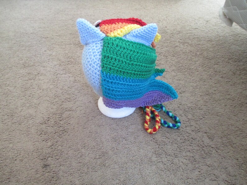 My Little Pony Rainbow Dash Hat/rainbow Dash Costume/pony - Etsy