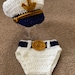 Captain Baby Costume, Newborn Sailor Outfit, Baby Boy, Nautical ...