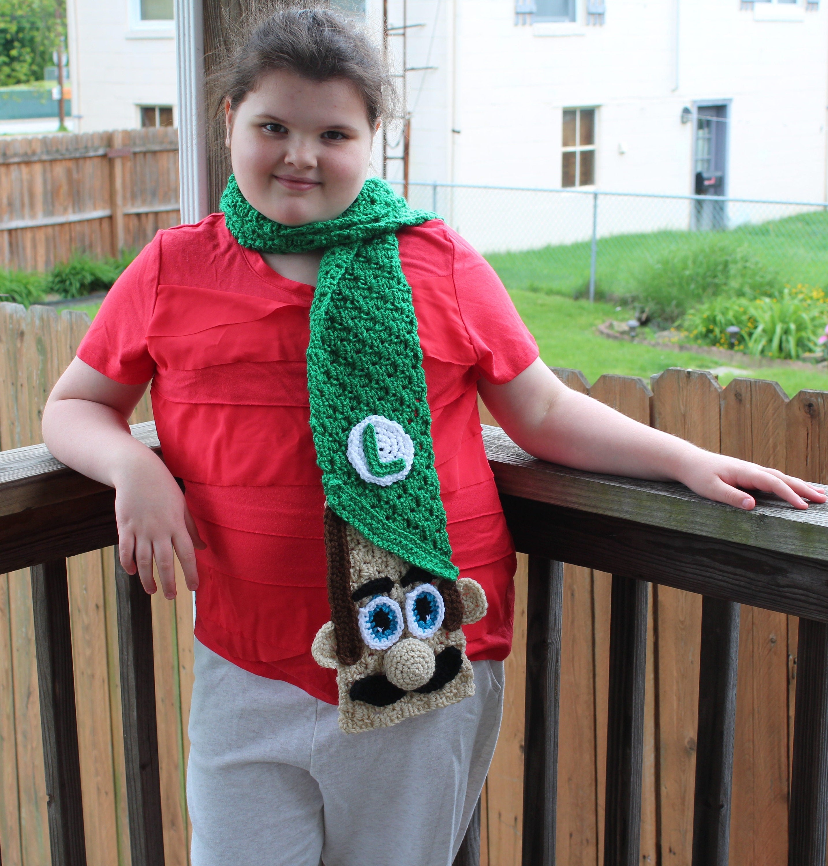 Super Mario and Luigi Scarf--mario Brothers-----made to ORDER - Etsy