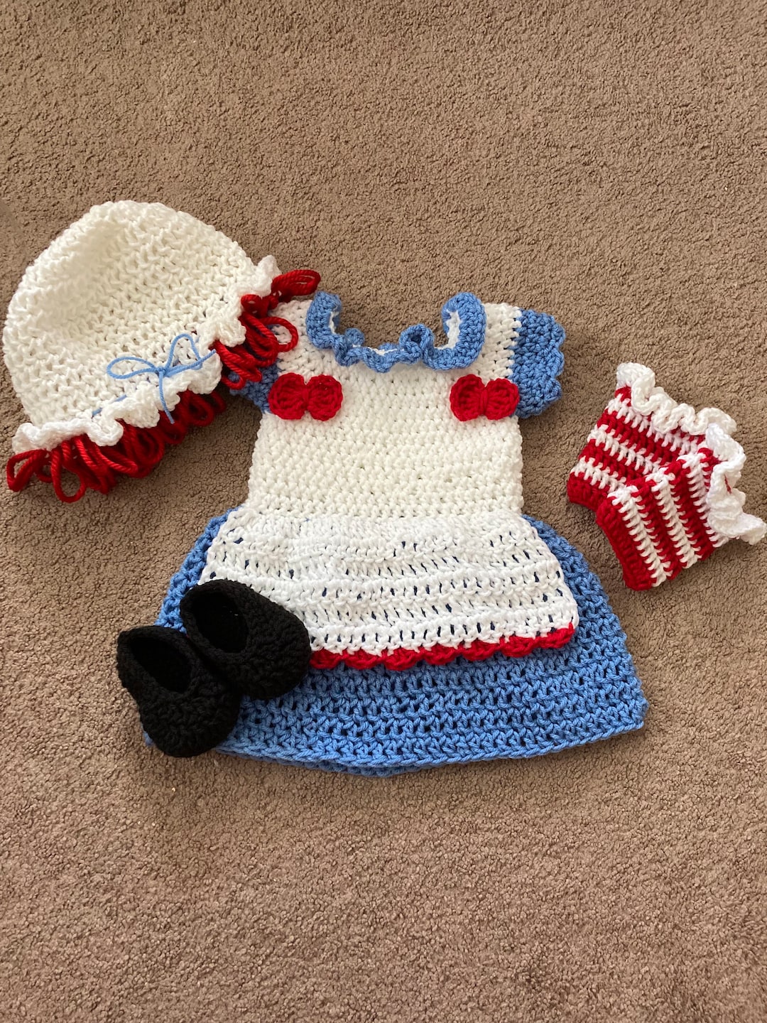 Raggedy Ann Outfit/costume/ Rag Doll Outfitphoto Proprag Doll ...