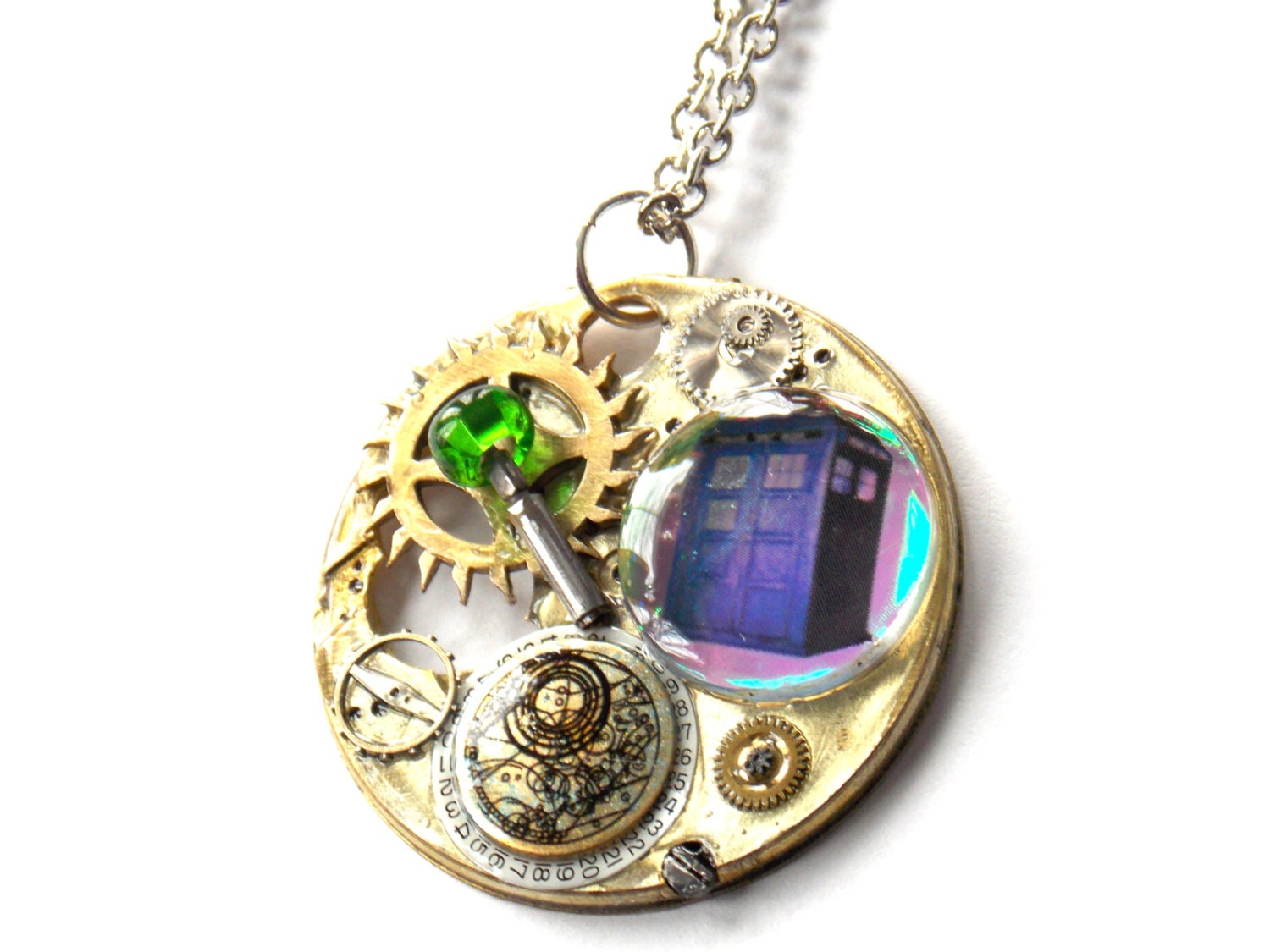 Doctor Who Necklace "a Portal Through Time" - Etsy
