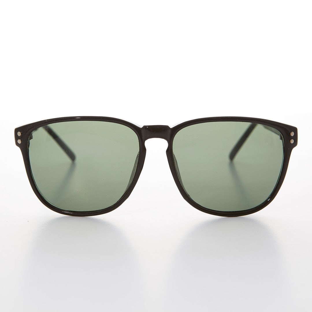 Gafas de sol vintage unisex cuadradas con tachuelas Winston - Etsy España