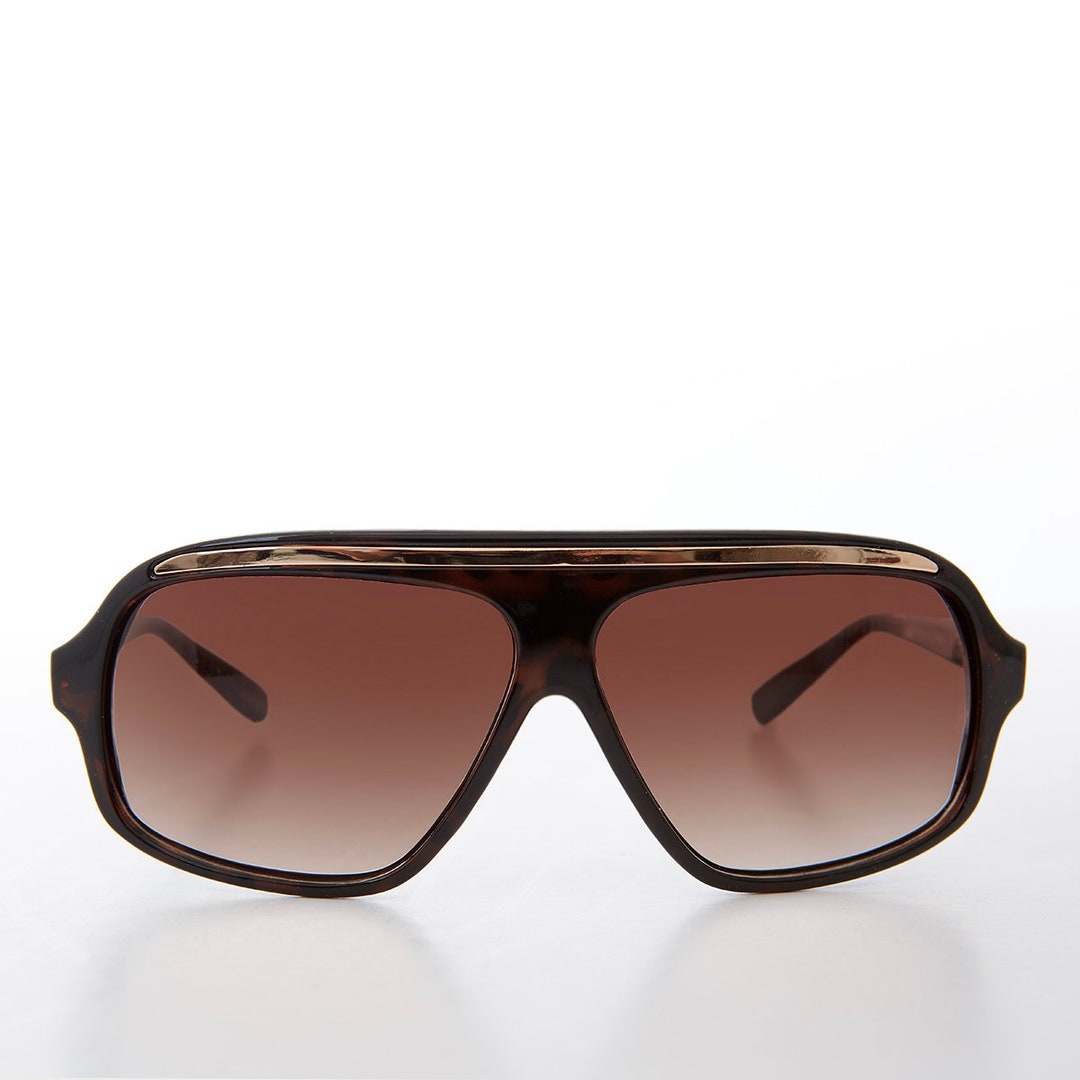 Fancy Flat Top Pilot Sunglasses - Renee - Etsy