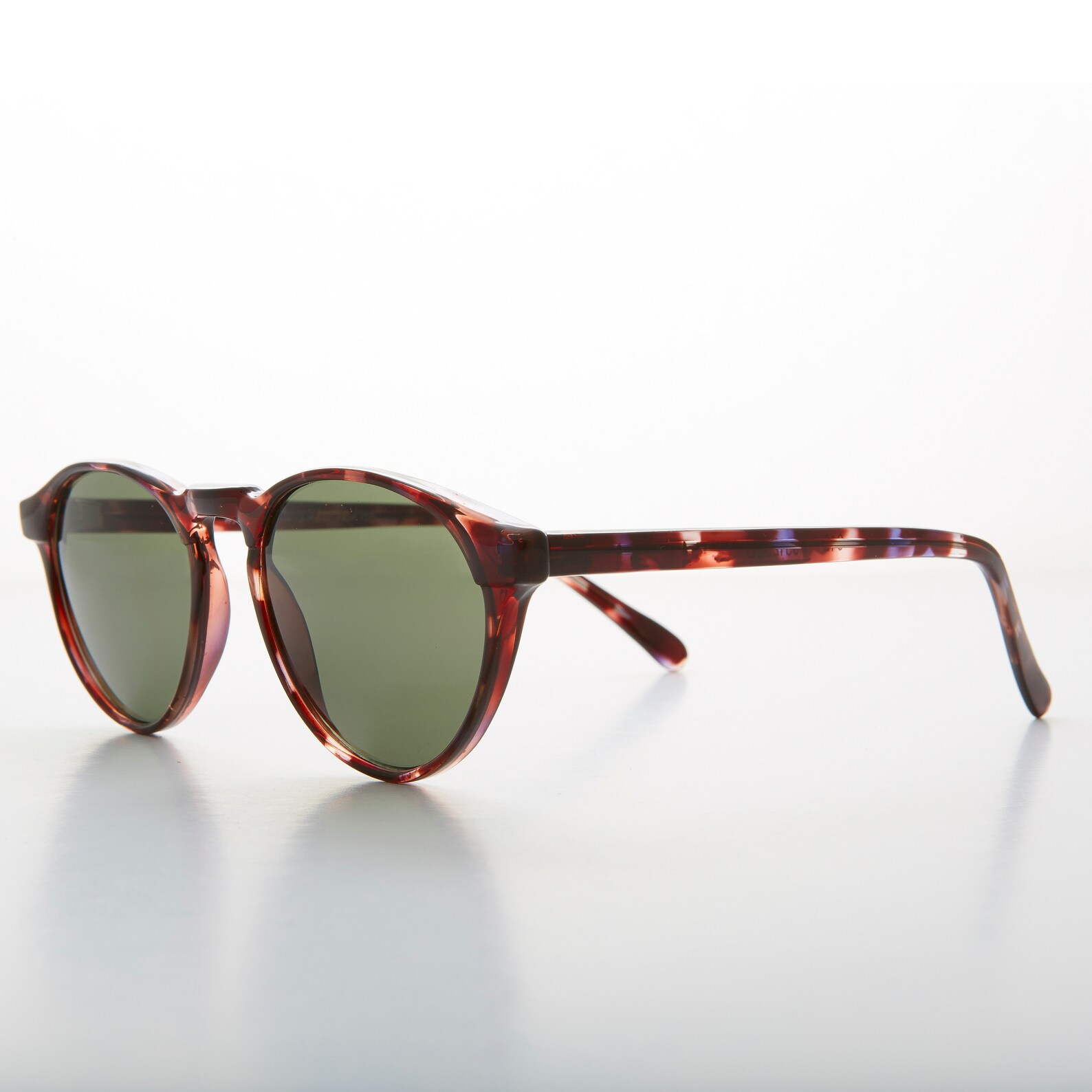 Round Preppy Vintage Sunglass With Keyhole Bridge Randy - Etsy