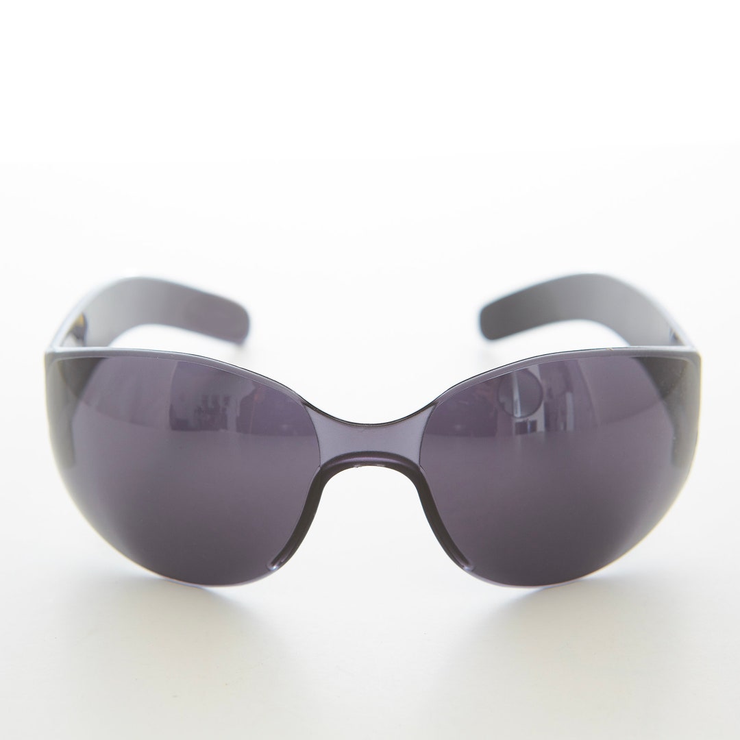 Unisex Futuristic Goggle Wrap Around Sunglasses - Blast - Etsy