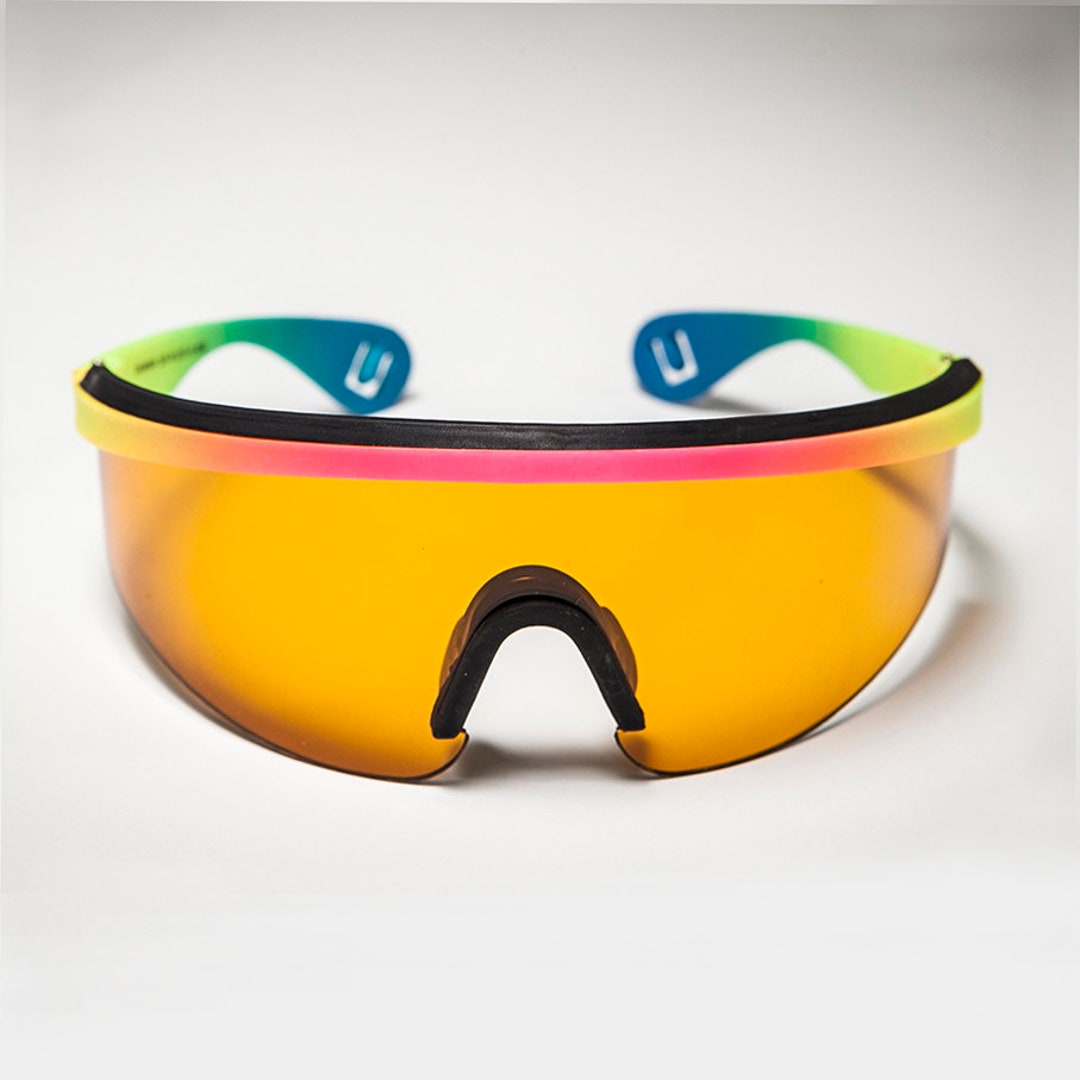 Killer Loop Wrap Sporty Shield Tri-color Sunglass Looper - Etsy