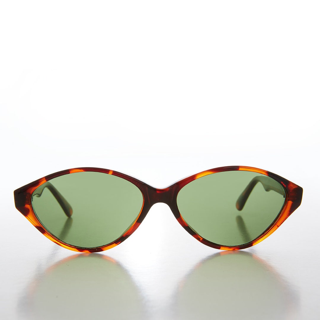 Diamond Cat Eye With Emerald Green Glass Lens - Shay - Etsy